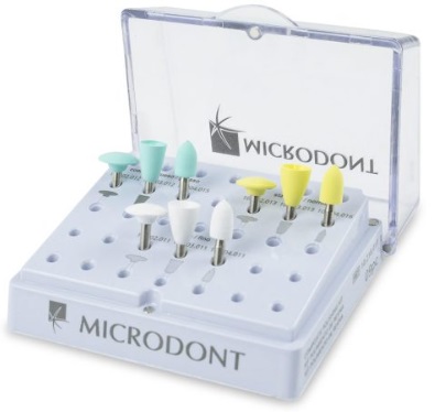 KIT DE PULIDO DE RESINA CON 9 PZAS – MICRODONT